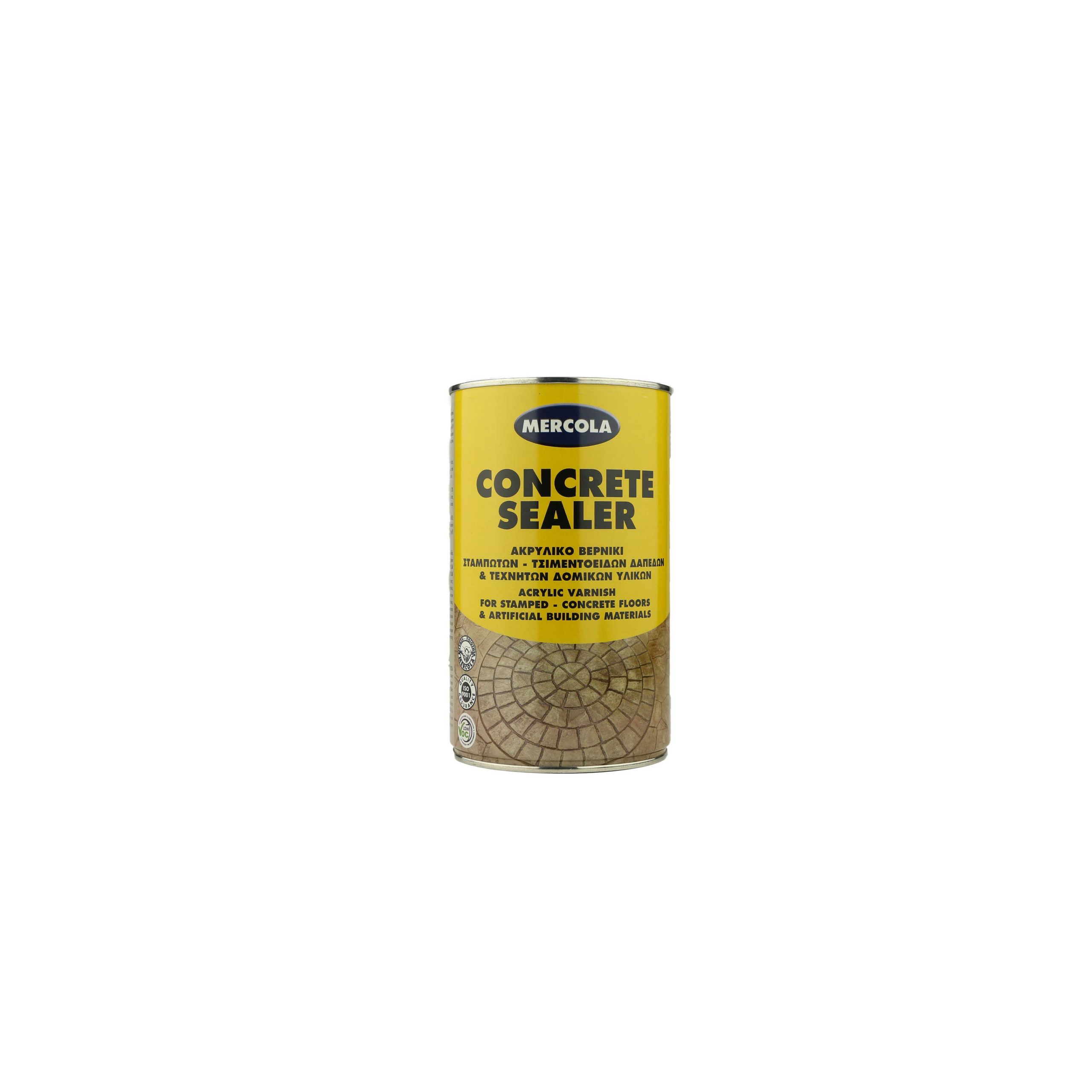MERCOLA CONCRETE SEALER Διαφανές ακρυλικό βερνίκι διαλύτου σταμπωτών ...